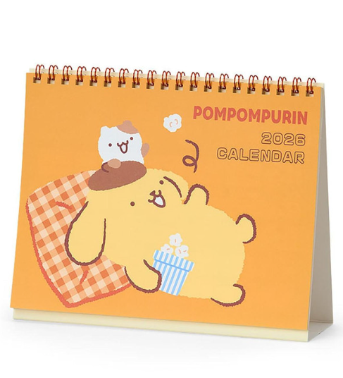 SANRIO ORIGINAL POMPOMPURIN RING CALANDER 2026 – I Love My Kitty Shop
