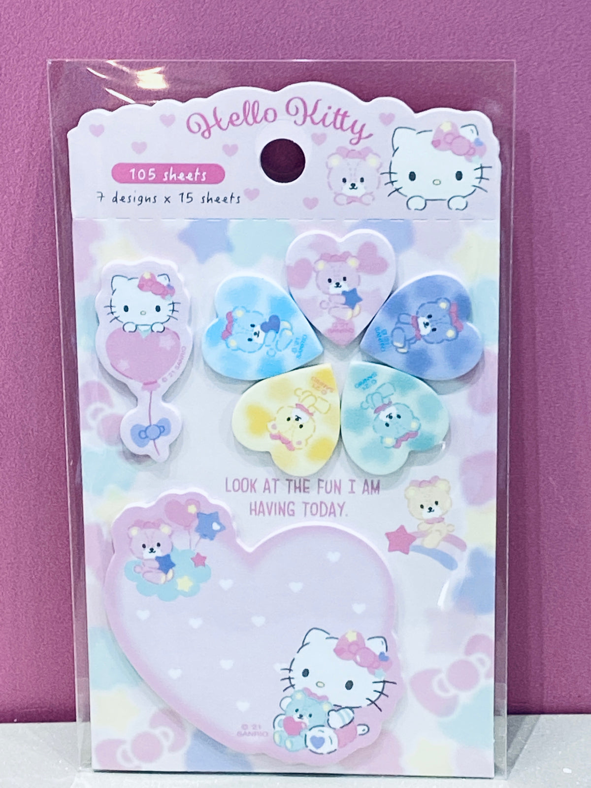 SANRIO HELLO KITTY STICKY NOTES MARKING CN — I Love My Kitty Shop